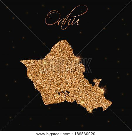 Oahu Map Filled Vector & Photo (Free Trial) | Bigstock