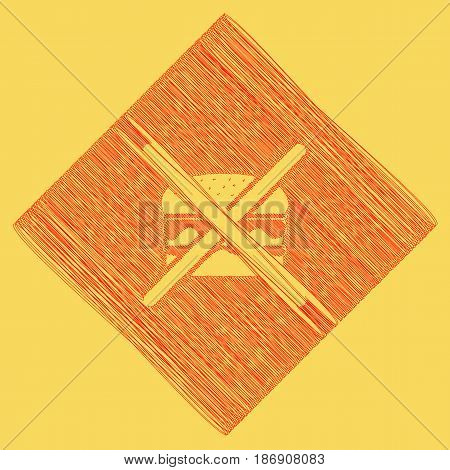 No Burger Sign. Vector & Photo (Free Trial) | Bigstock