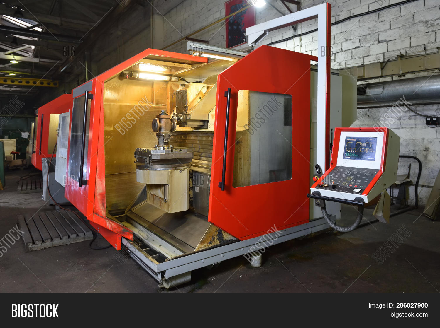 Cnc Machine Working Image & Photo (Free Trial) | Bigstock