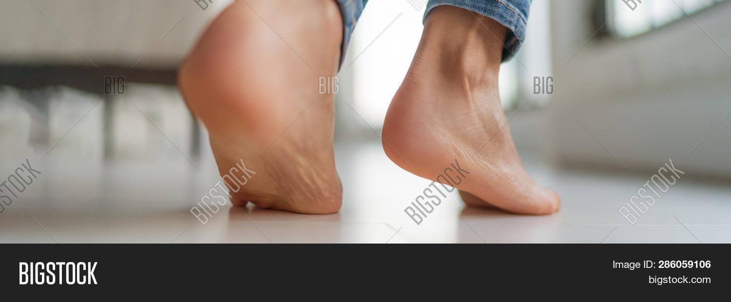 Barefoot Feet Walking Image & Photo (Free Trial) | Bigstock