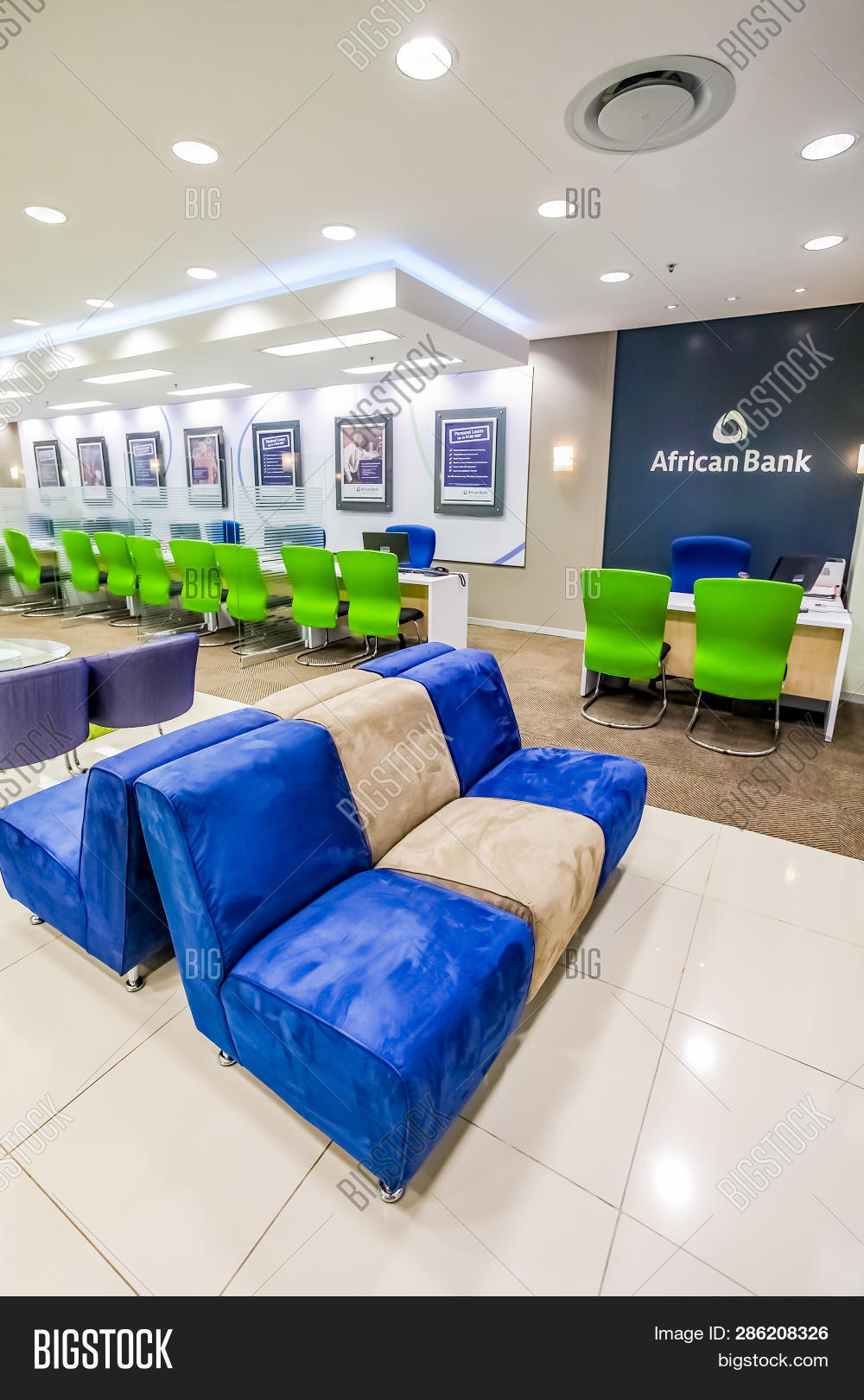 Modern Bank Interior