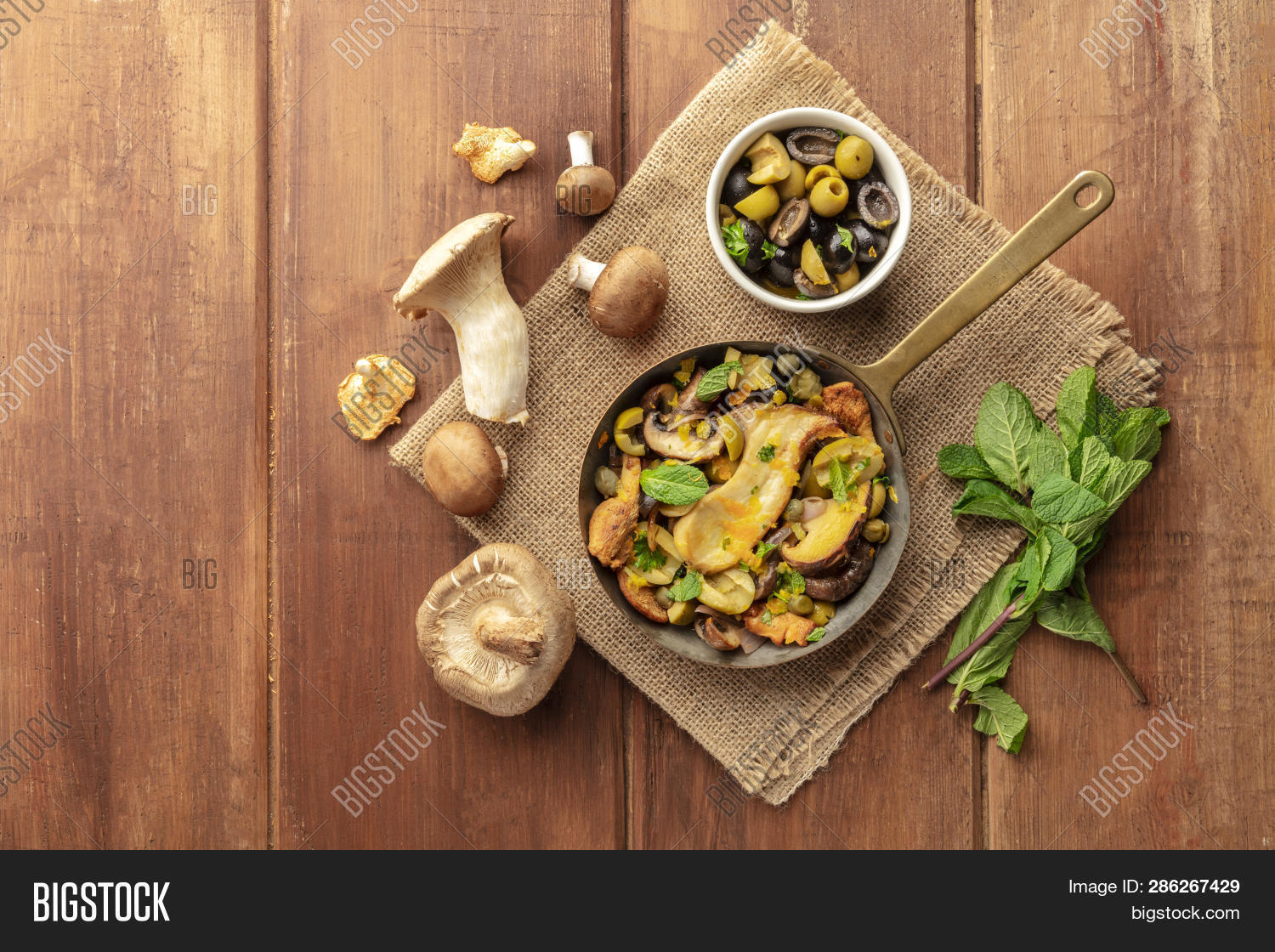 Rustic Mushrooms Image & Photo (Free Trial) | Bigstock