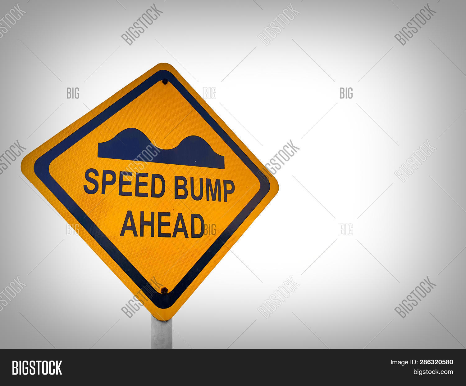 Yellow Speed Bump Image & Photo (Free Trial) | Bigstock