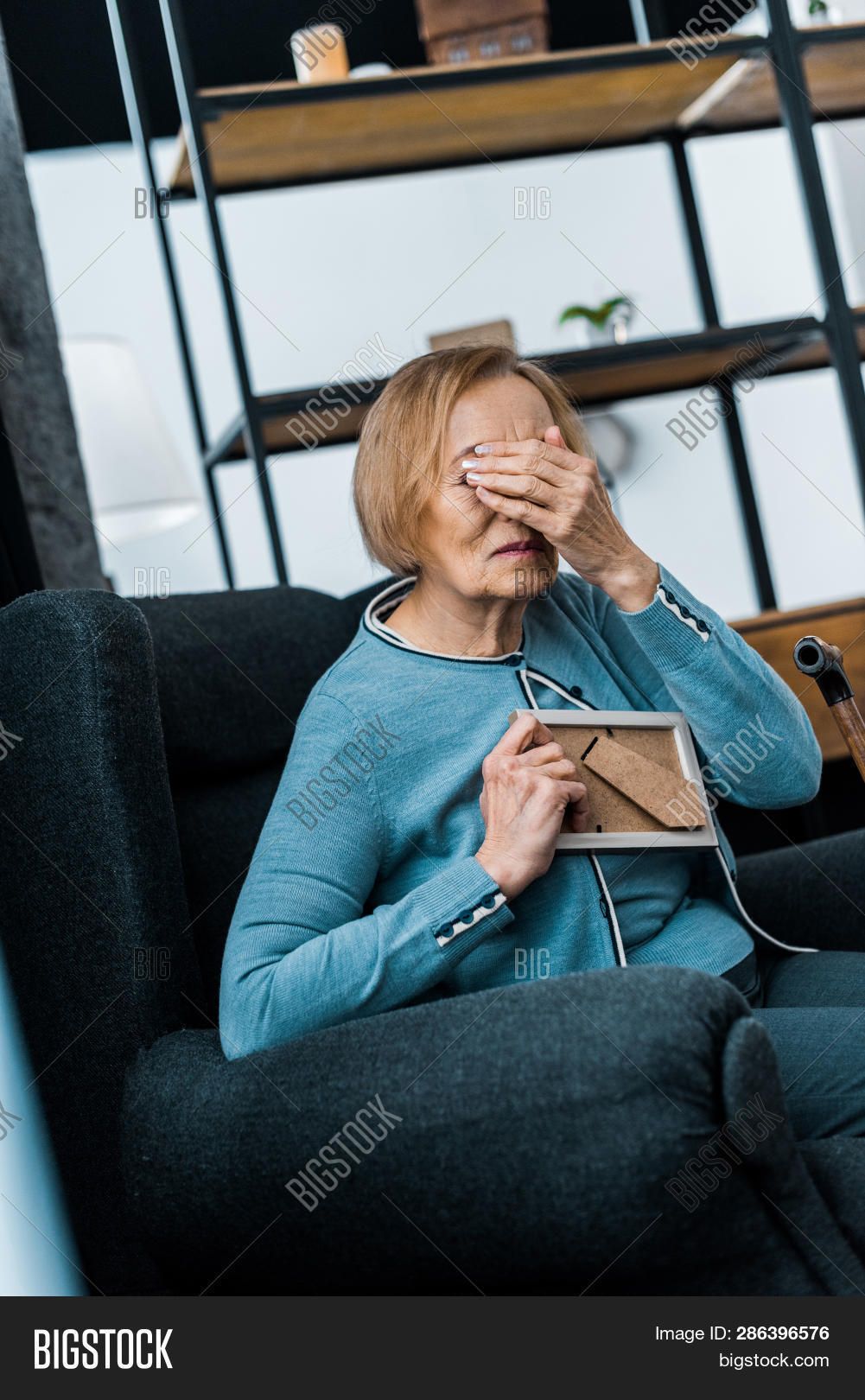 Grieving Senior Woman Image & Photo (Free Trial) | Bigstock