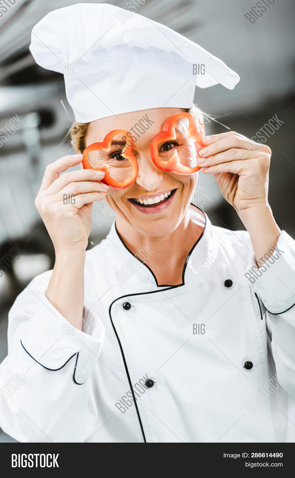 Smiling Female Chef Image & Photo (Free Trial) | Bigstock