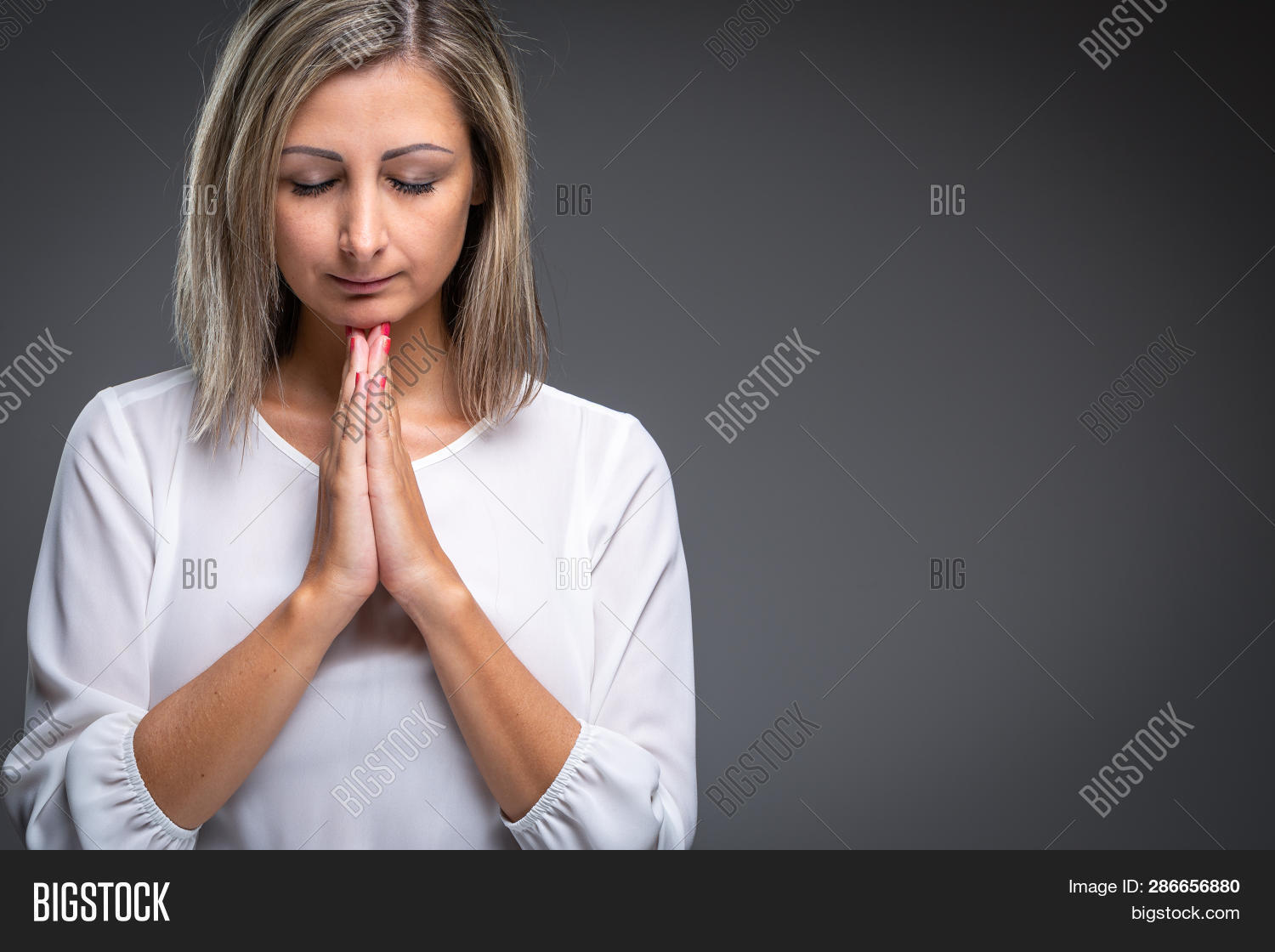 Praying Woman - Woman Image & Photo (Free Trial) | Bigstock