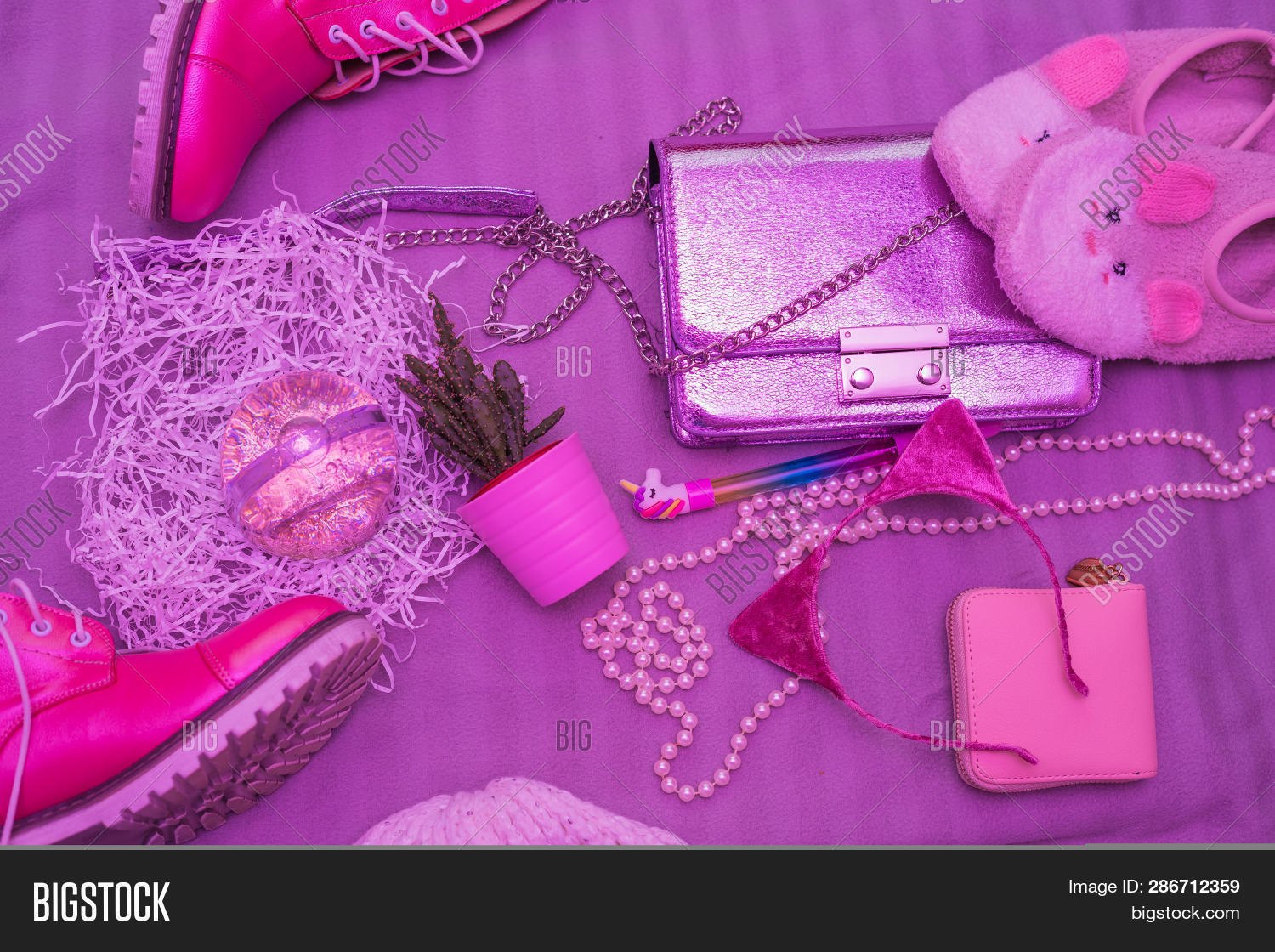 Flat Lay Toned Image Image & Photo (Free Trial) | Bigstock