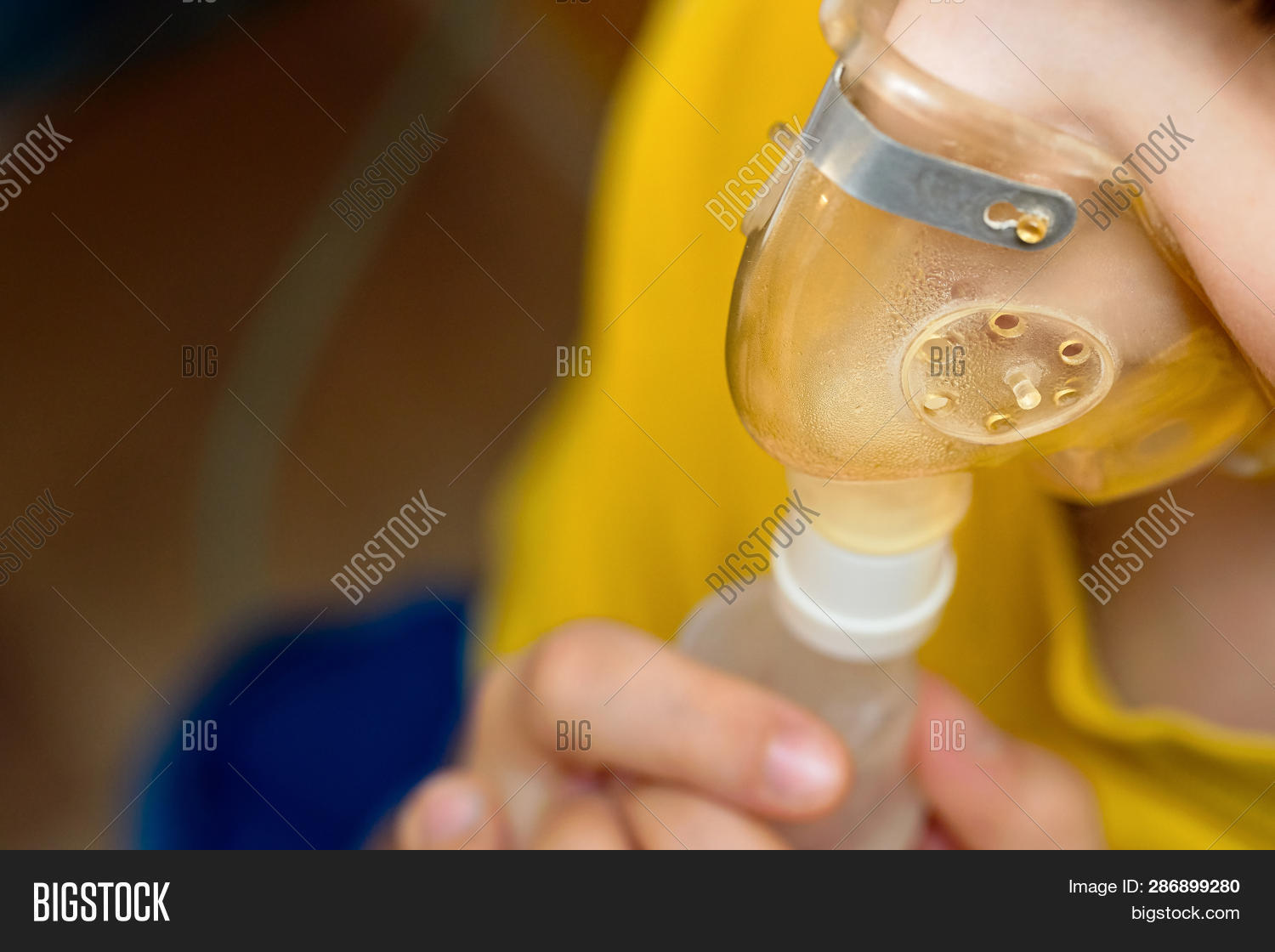 Child Makes Inhalation Image & Photo (Free Trial) | Bigstock