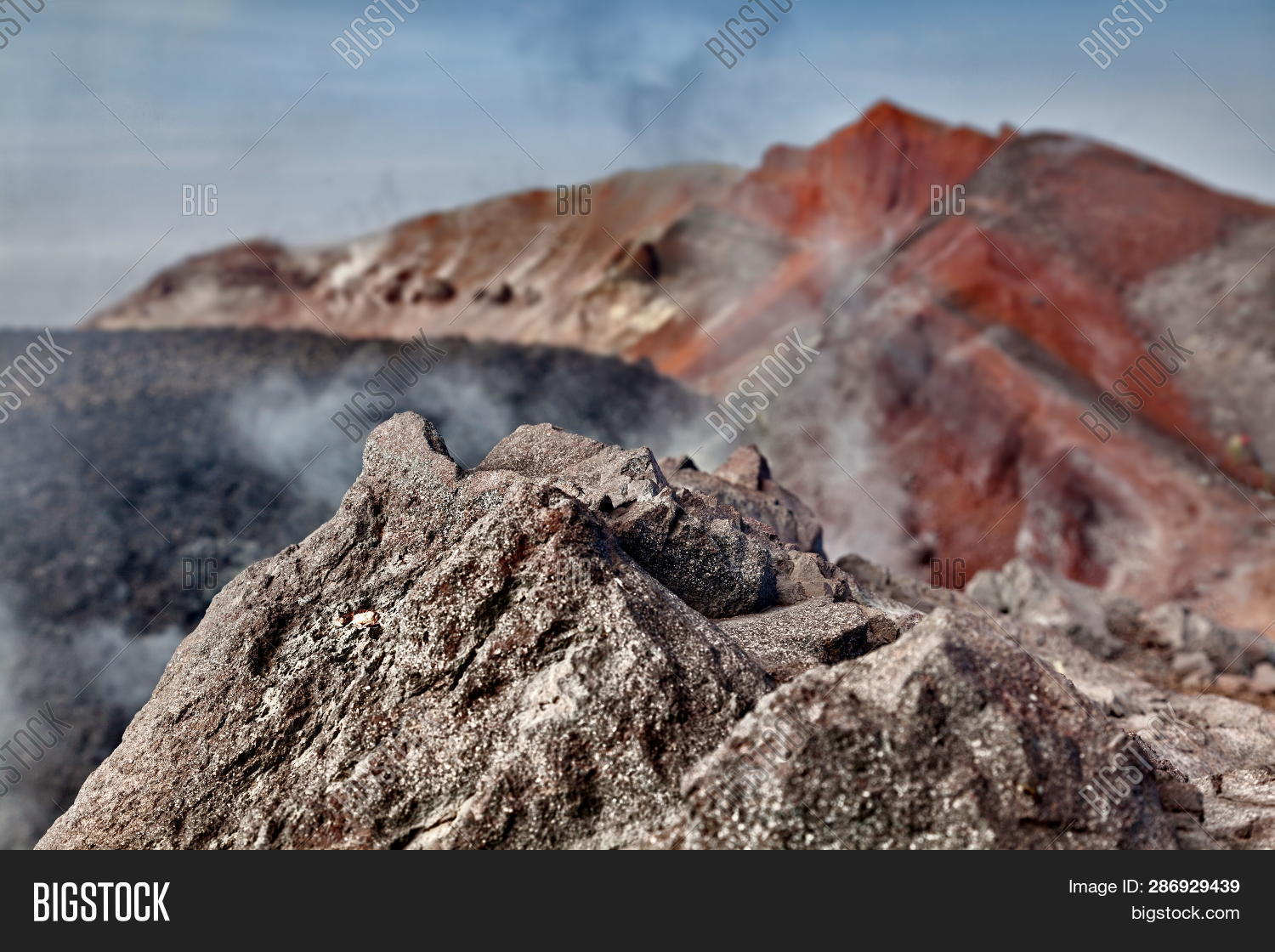 Frozen Lava Volcano. Image & Photo (Free Trial) | Bigstock