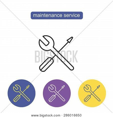 Maintenance Icon Images, Illustrations & Vectors (Free) - Bigstock