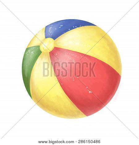 Ball Clip Art Beach Image & Photo (Free Trial) | Bigstock