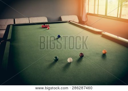 Snooker Balls Set On Image & Photo (Free Trial) | Bigstock
