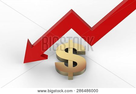 Decrease Dollar Value Image & Photo (Free Trial) | Bigstock