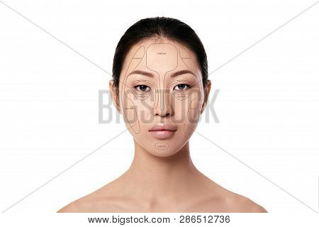 Contouring. Make Asian Image & Photo (Free Trial) | Bigstock