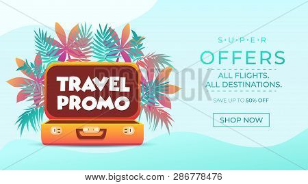 Travel Promo Banner. Vector & Photo (Free Trial) | Bigstock