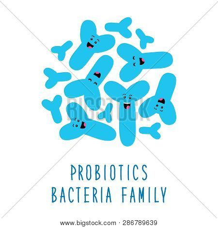Funny Probiotics Vector & Photo (Free Trial) | Bigstock