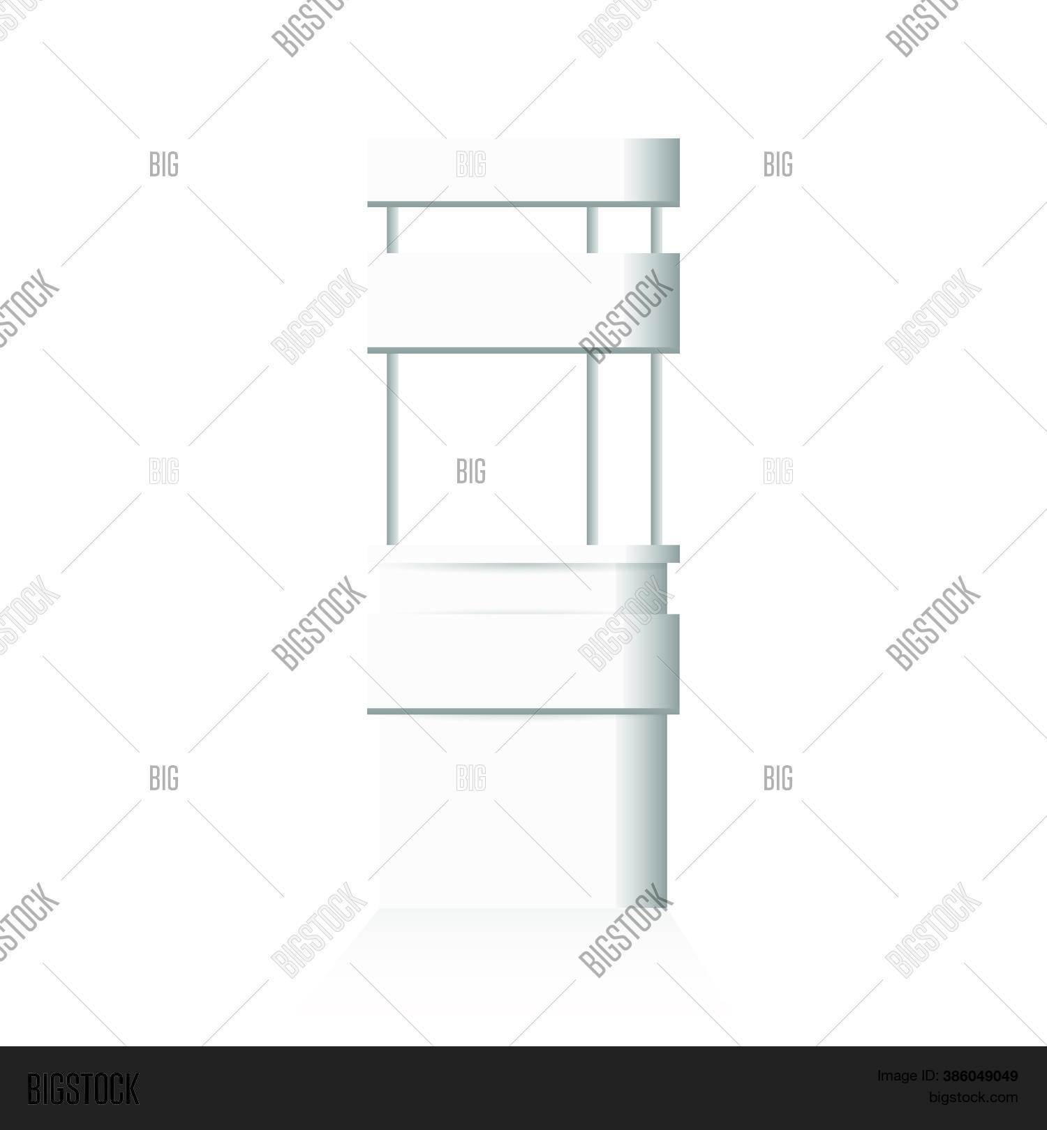 Blank Promotion Booth Vector & Photo (Free Trial) | Bigstock