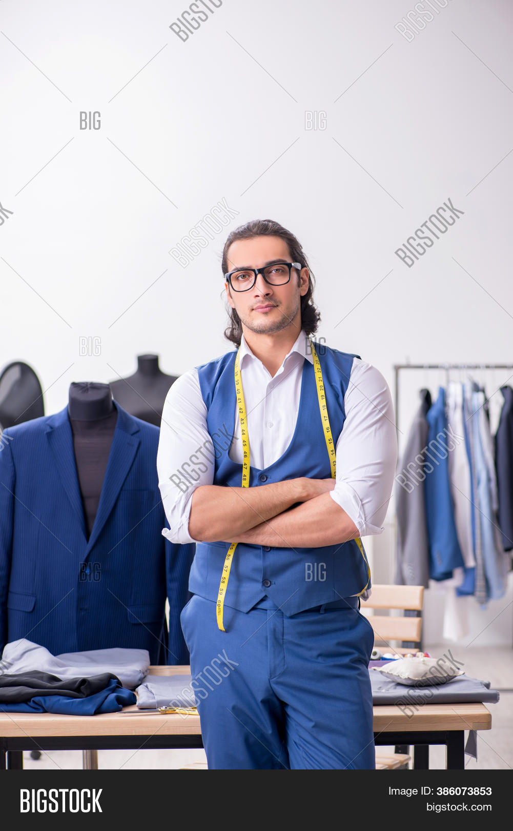 Young Male Tailor Image & Photo (Free Trial) | Bigstock