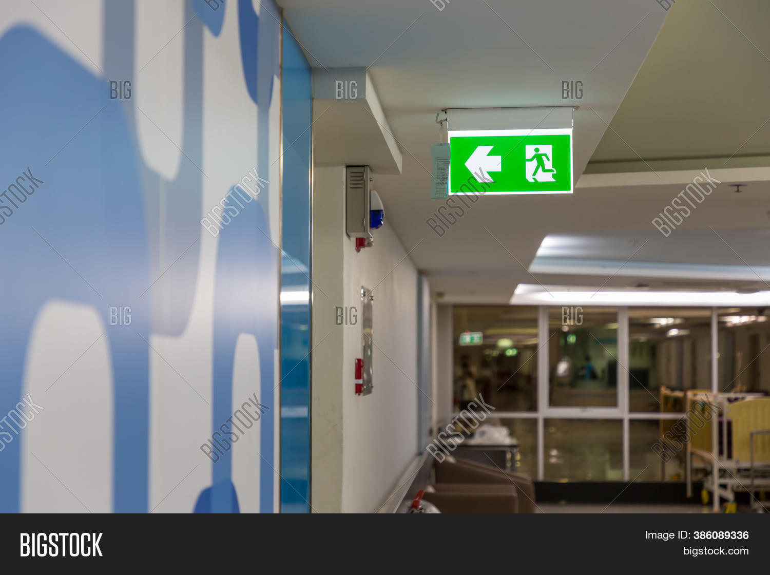 Green Emergency Exit Image & Photo (Free Trial) | Bigstock