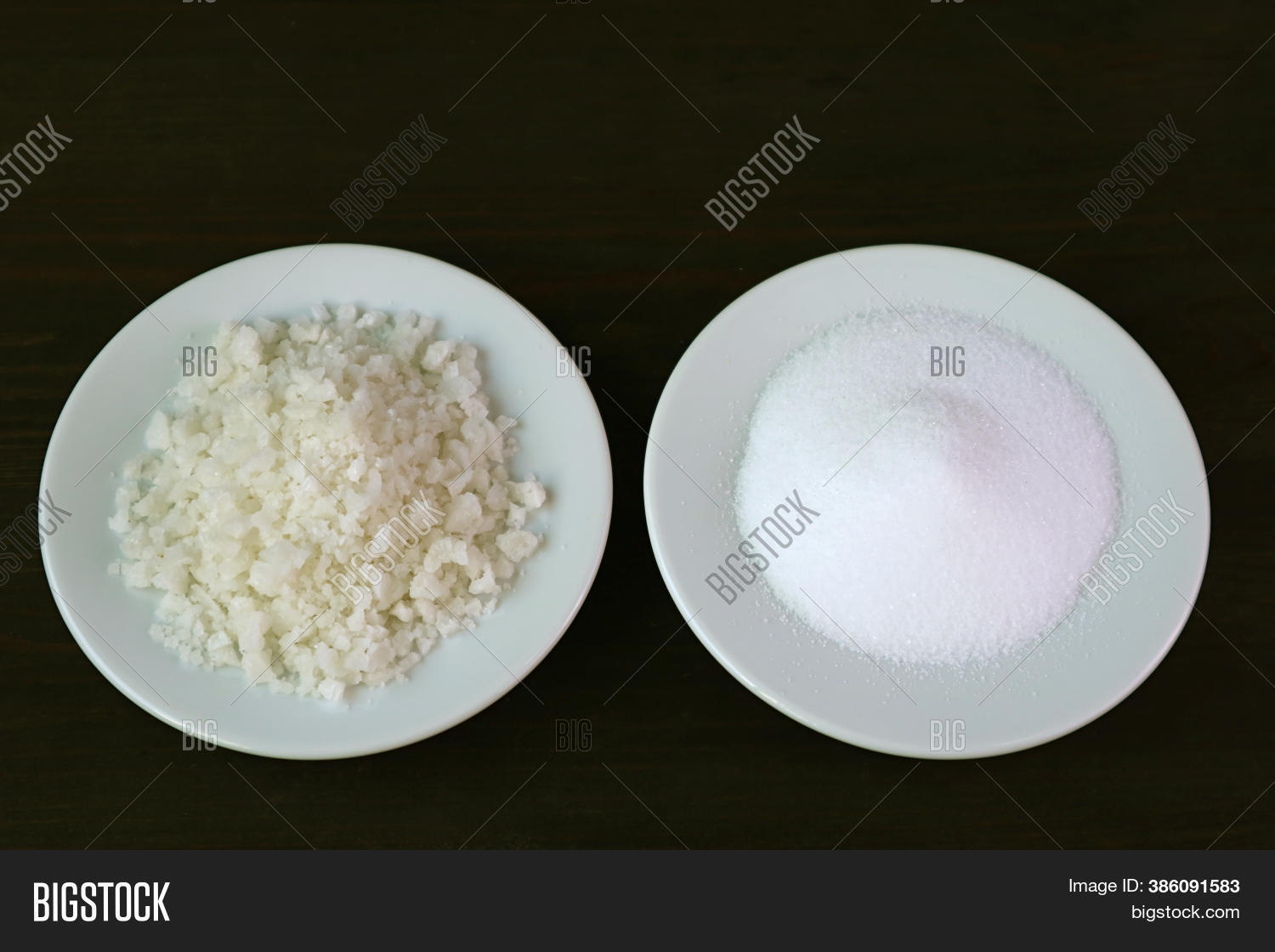 Sea Salt Table Salt Image & Photo (Free Trial) | Bigstock