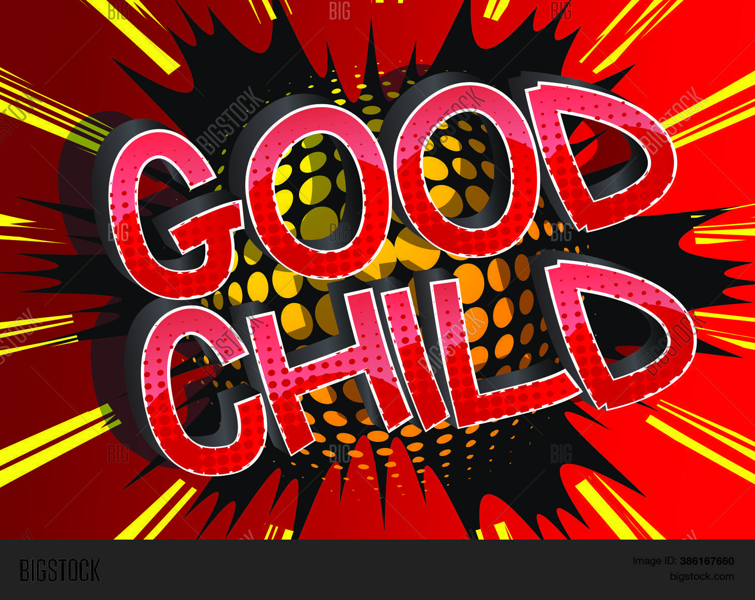 Good Child Comic Book Vector & Photo (Free Trial) | Bigstock