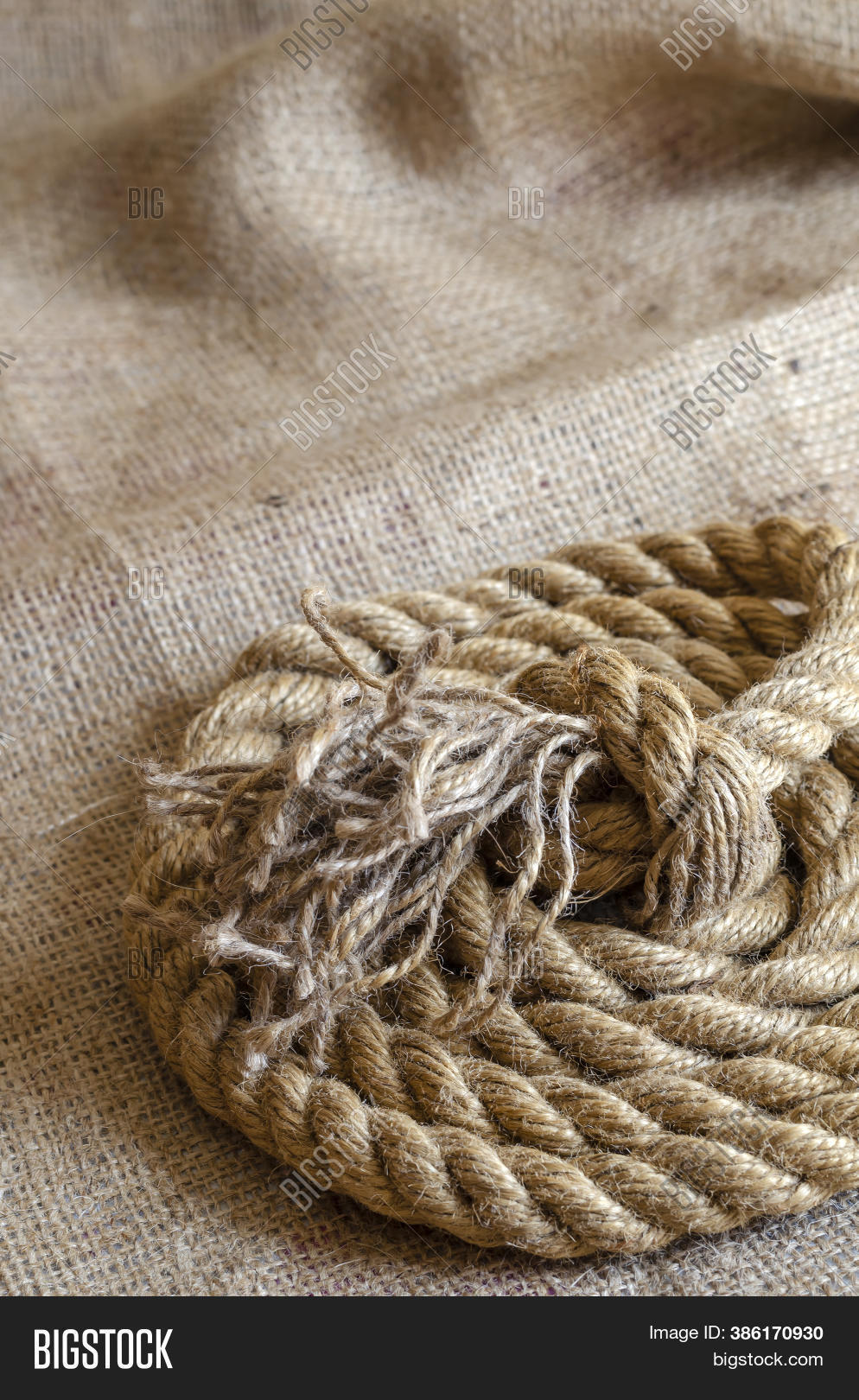 Thick Natural Rope Image & Photo (Free Trial) | Bigstock