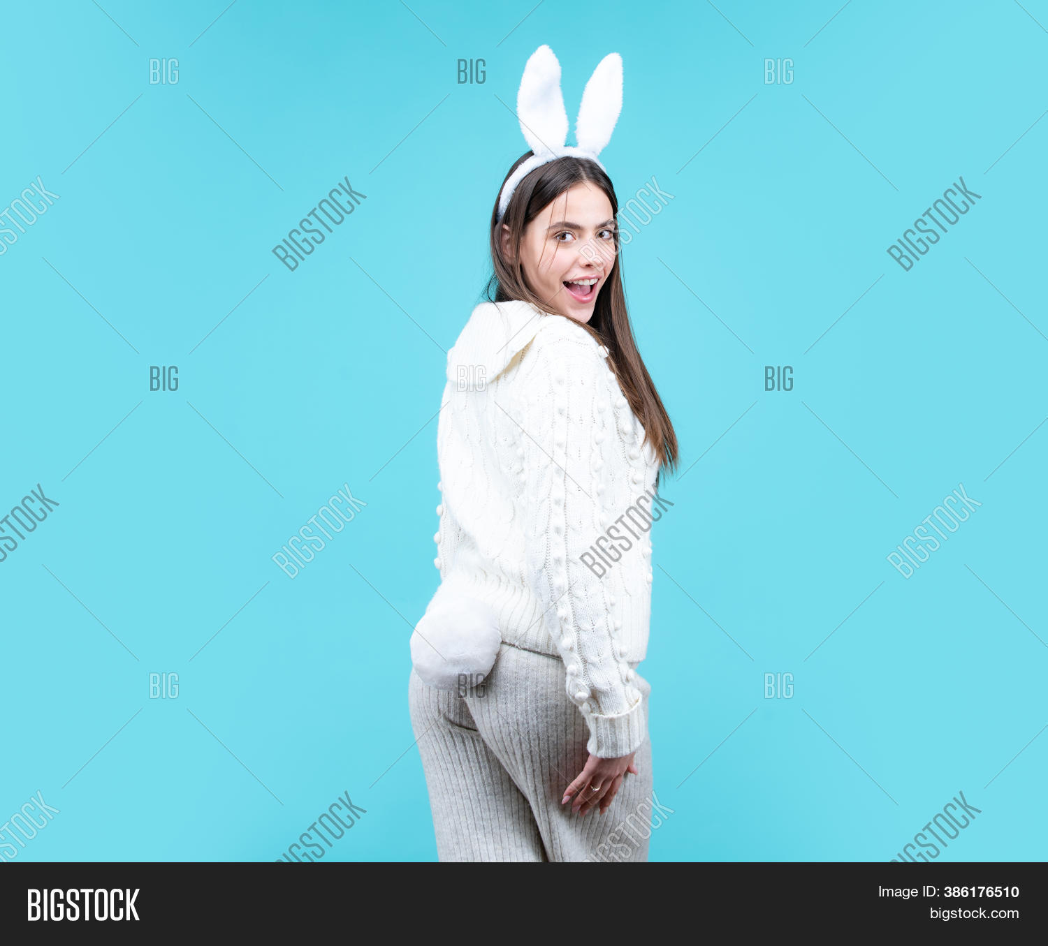 Easter Bunny Girl. Image & Photo (Free Trial) | Bigstock