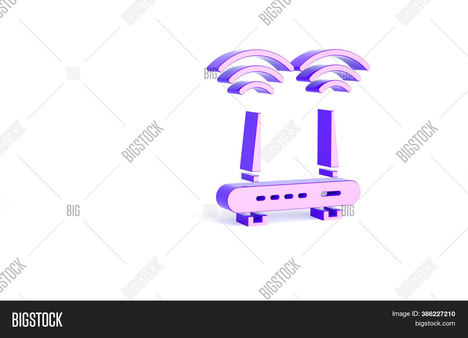 Purple Router Wi-fi Image & Photo (Free Trial) | Bigstock