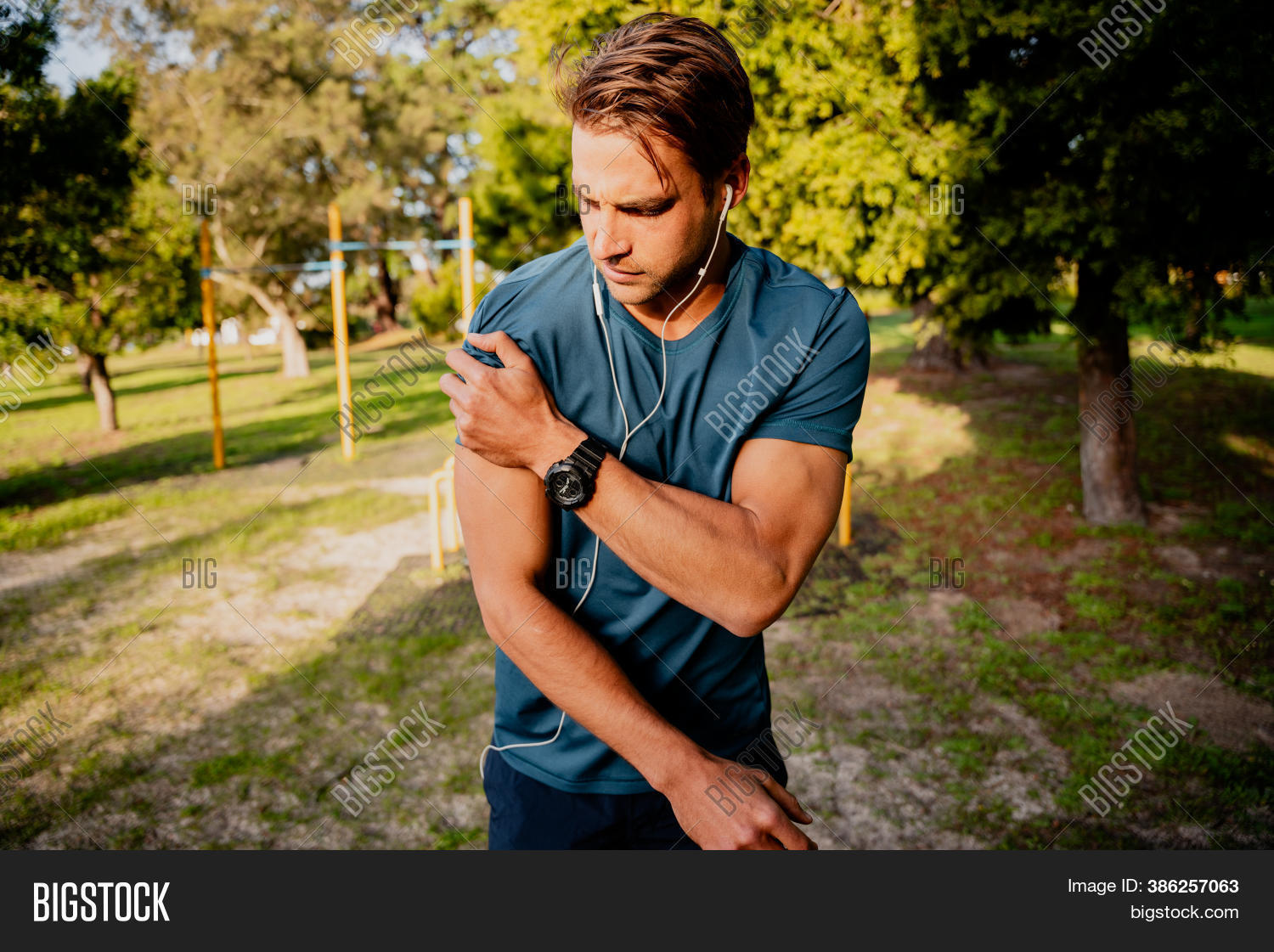Injured Young Male Image & Photo (Free Trial) | Bigstock