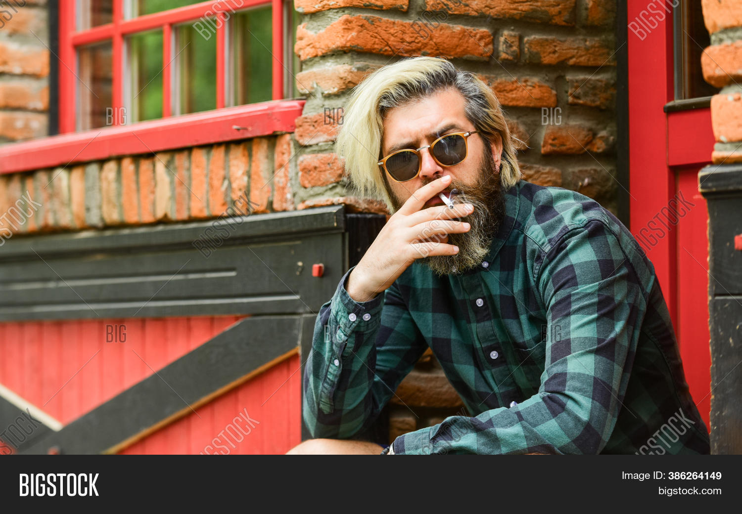Hipster Smoking Old Image & Photo (Free Trial) | Bigstock