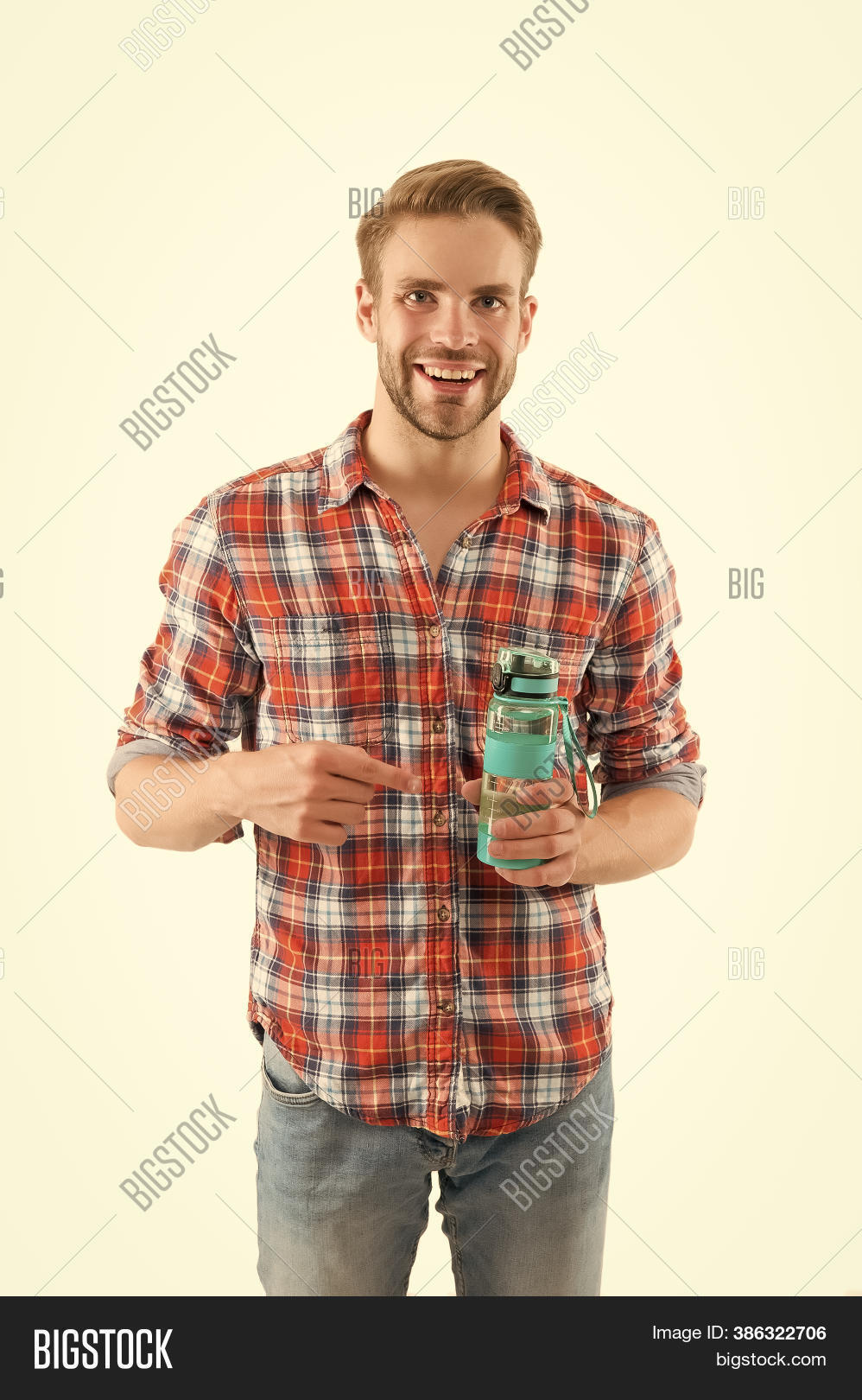 Man Hold Water Bottle Image & Photo (Free Trial) | Bigstock