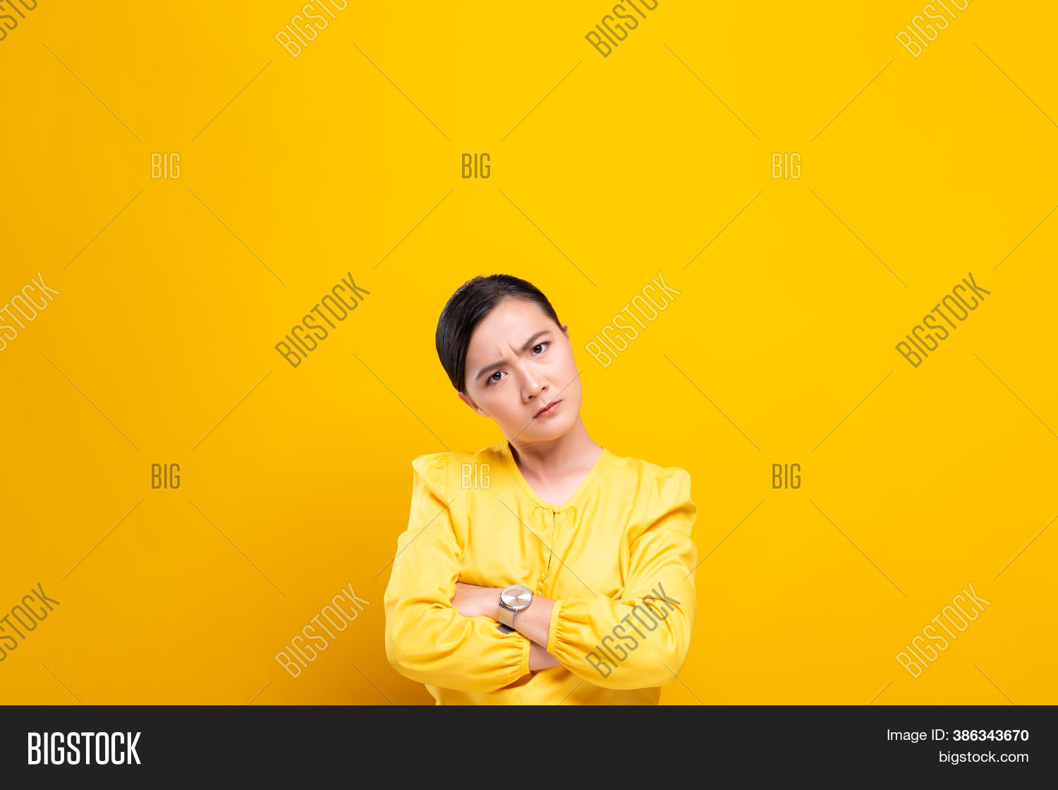 Angry Woman Standing Image & Photo (Free Trial) | Bigstock