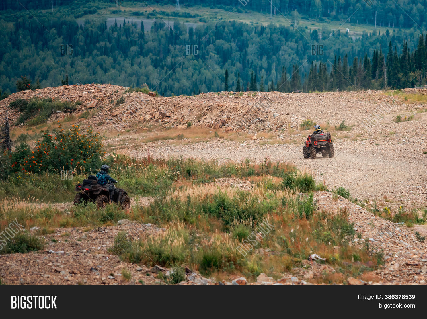 Atv Bike Rides Through Image & Photo (Free Trial) | Bigstock