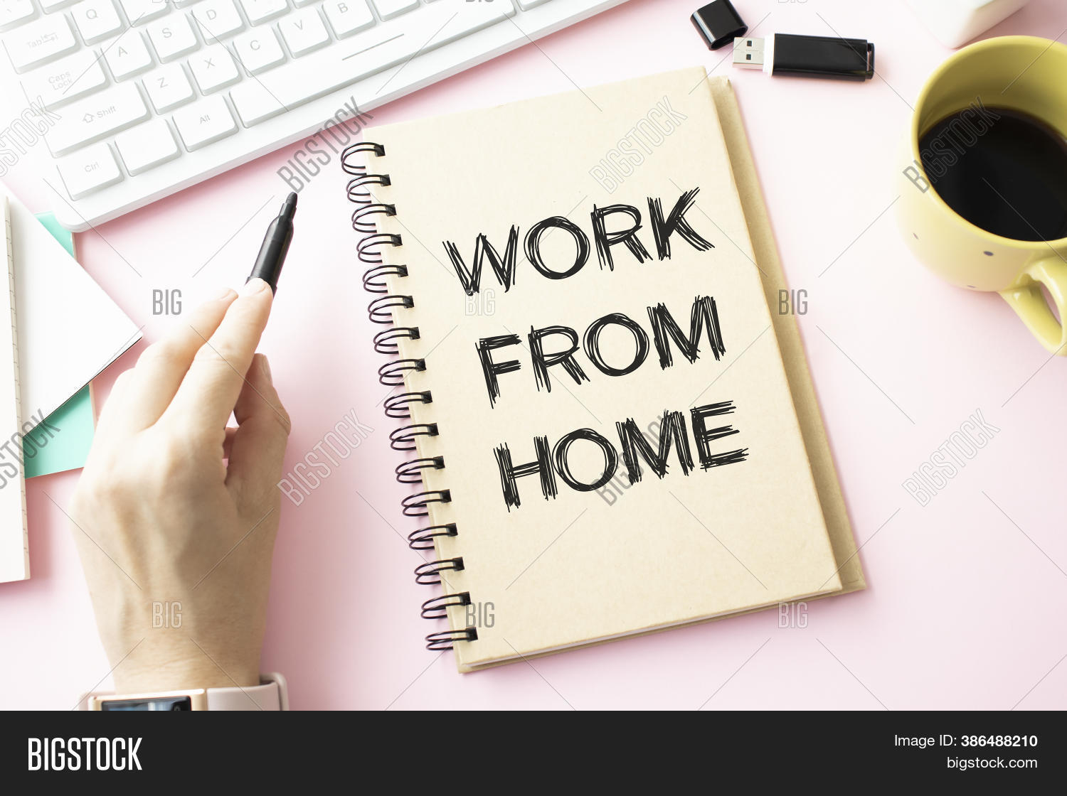 Work Home Message On Image & Photo (Free Trial) | Bigstock