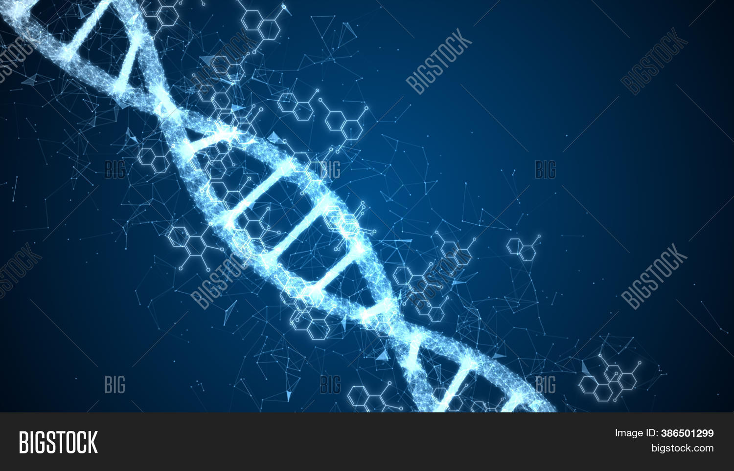 Abstract Digital Dna Image & Photo (Free Trial) | Bigstock