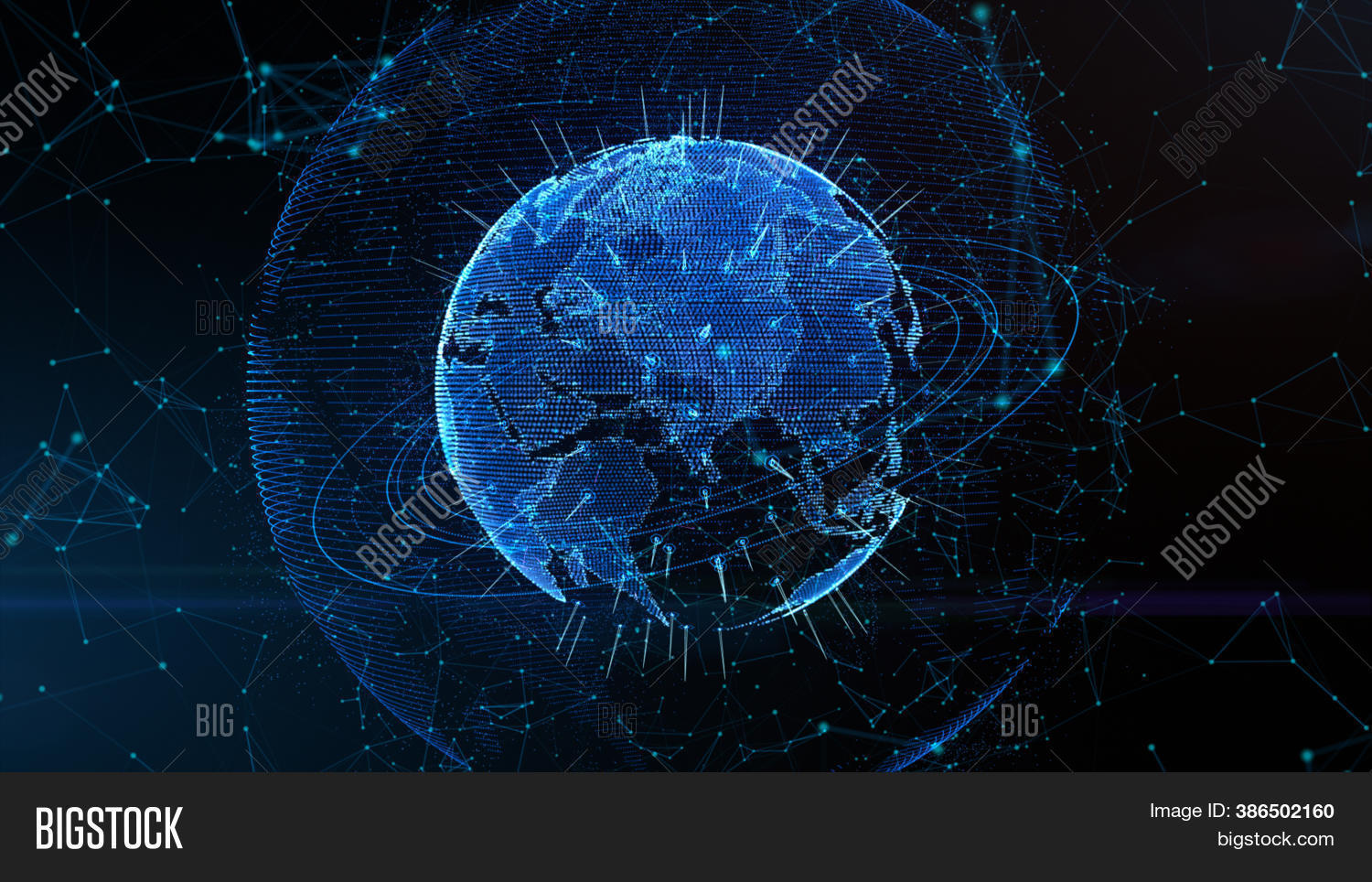 Digital Data Global Image & Photo (Free Trial) | Bigstock