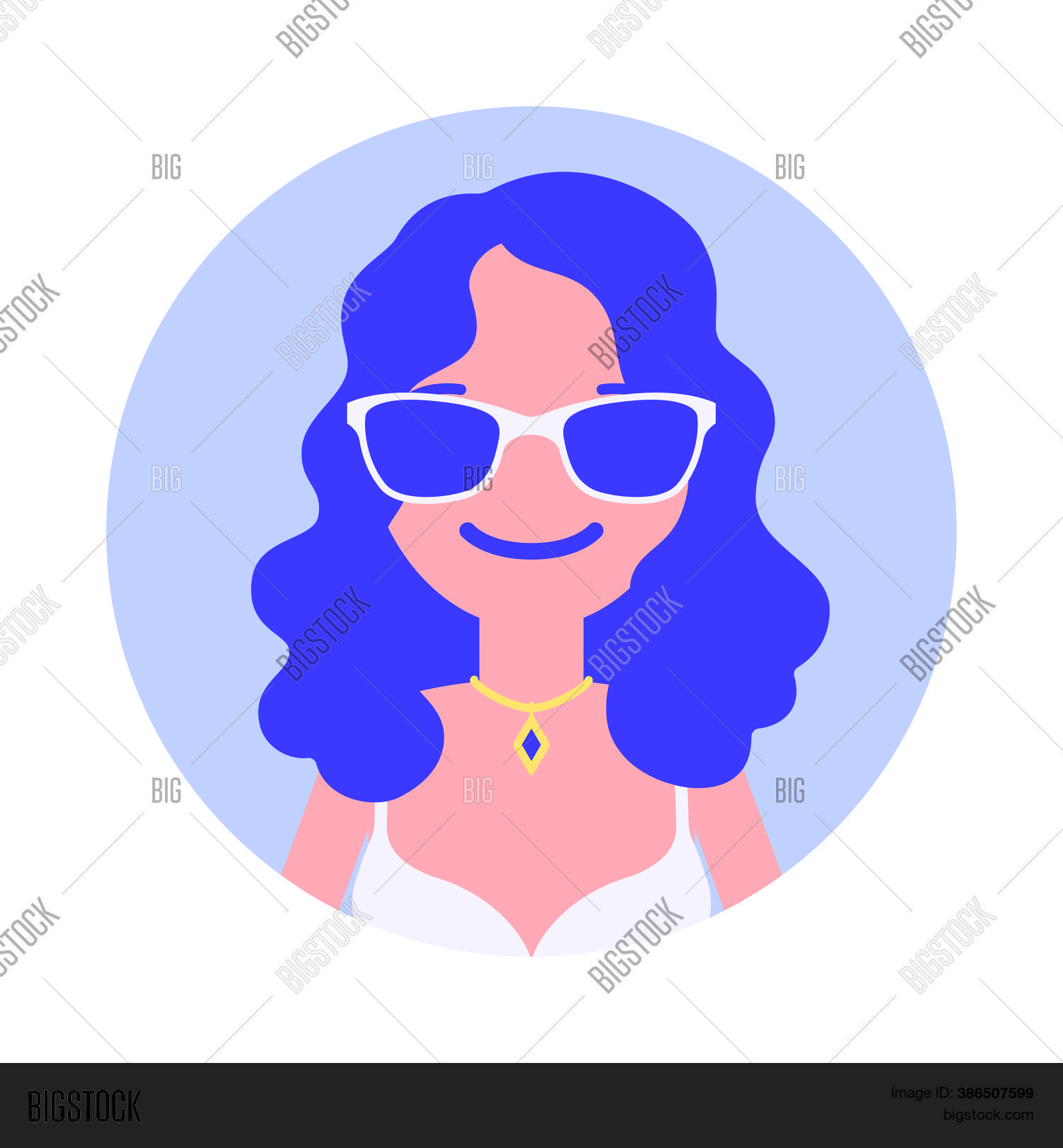 Flat Style Round Vector & Photo (Free Trial) | Bigstock