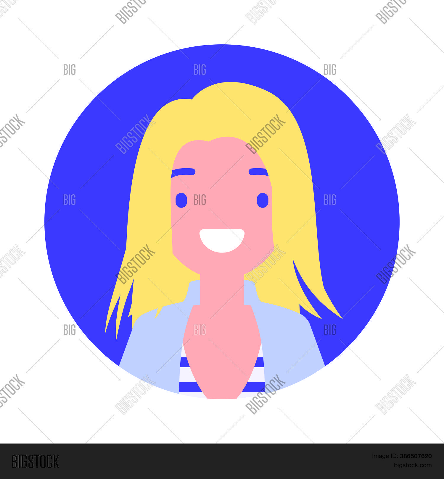 Flat Style Round Vector & Photo (Free Trial) | Bigstock