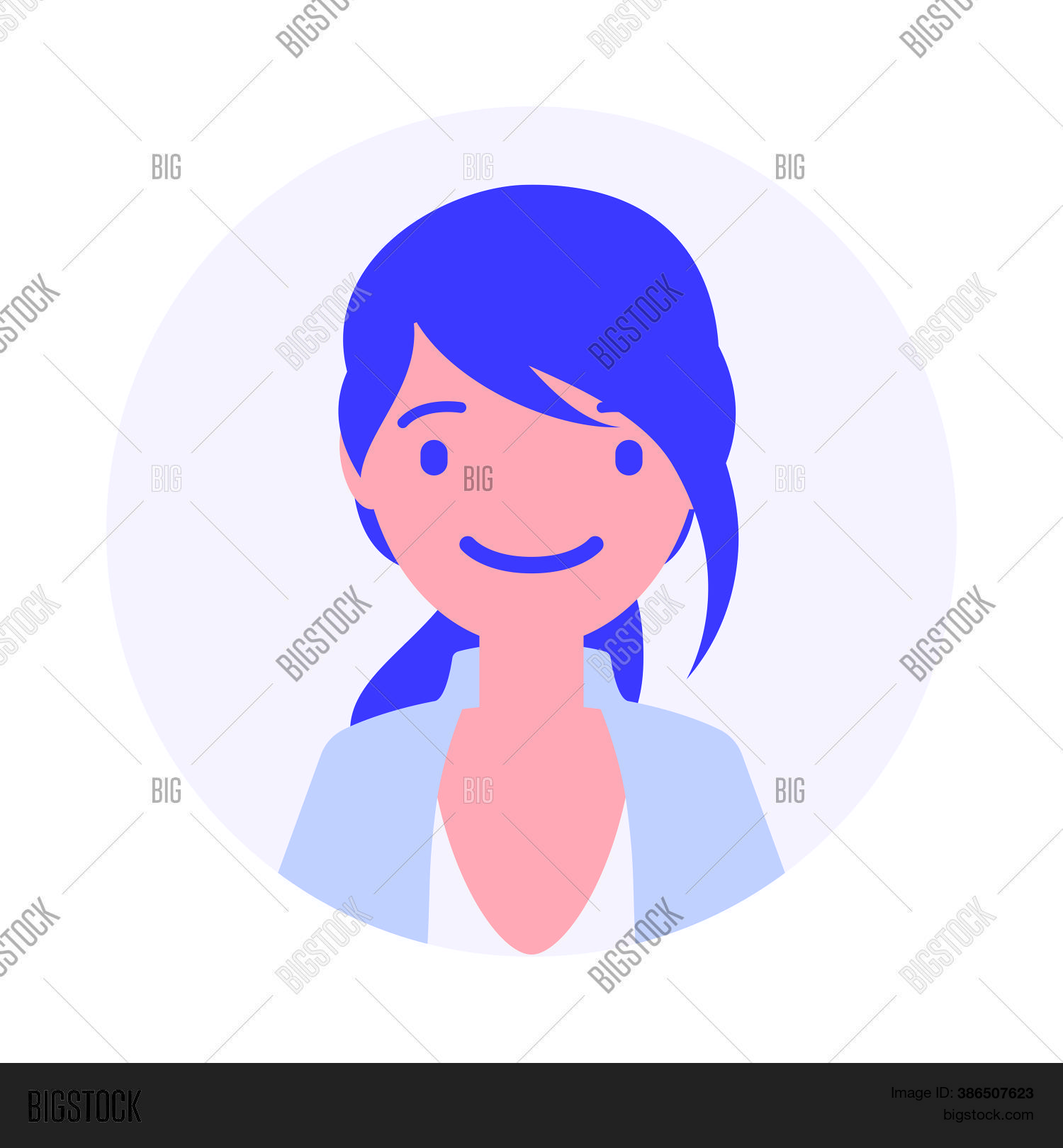 Flat Style Round Vector & Photo (Free Trial) | Bigstock