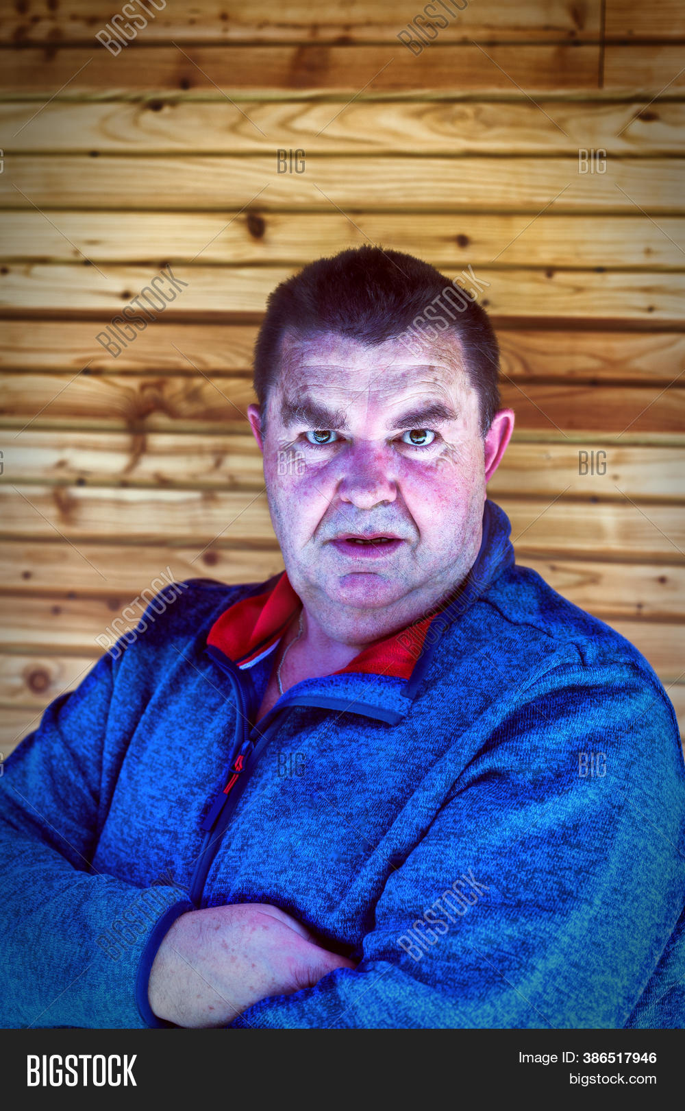 Chubby Man Blue Sporty Image & Photo (Free Trial) | Bigstock