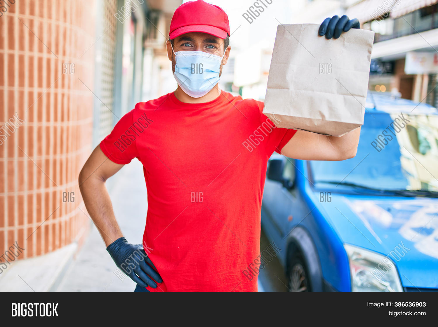 Young Delivery Man Image & Photo (Free Trial) | Bigstock