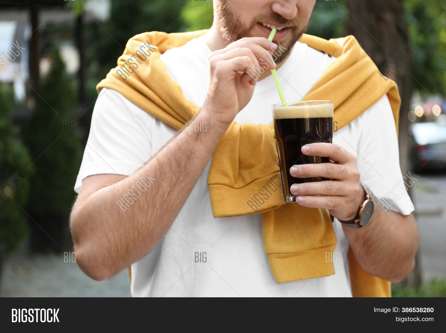 Young Man Cold Kvass Image & Photo (Free Trial) | Bigstock