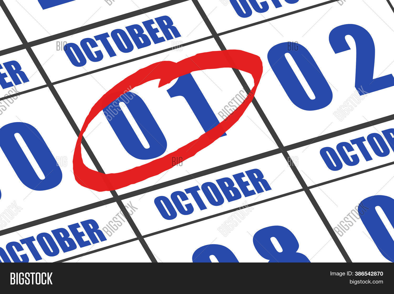 October 1st. Day 1 Image & Photo (Free Trial) | Bigstock