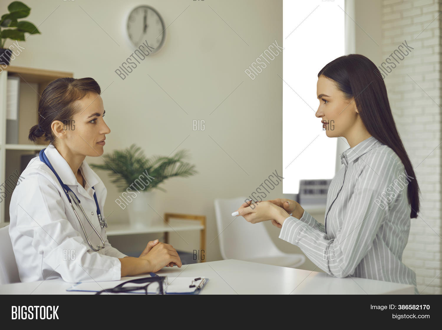 Young Patient Telling Image & Photo (Free Trial) | Bigstock