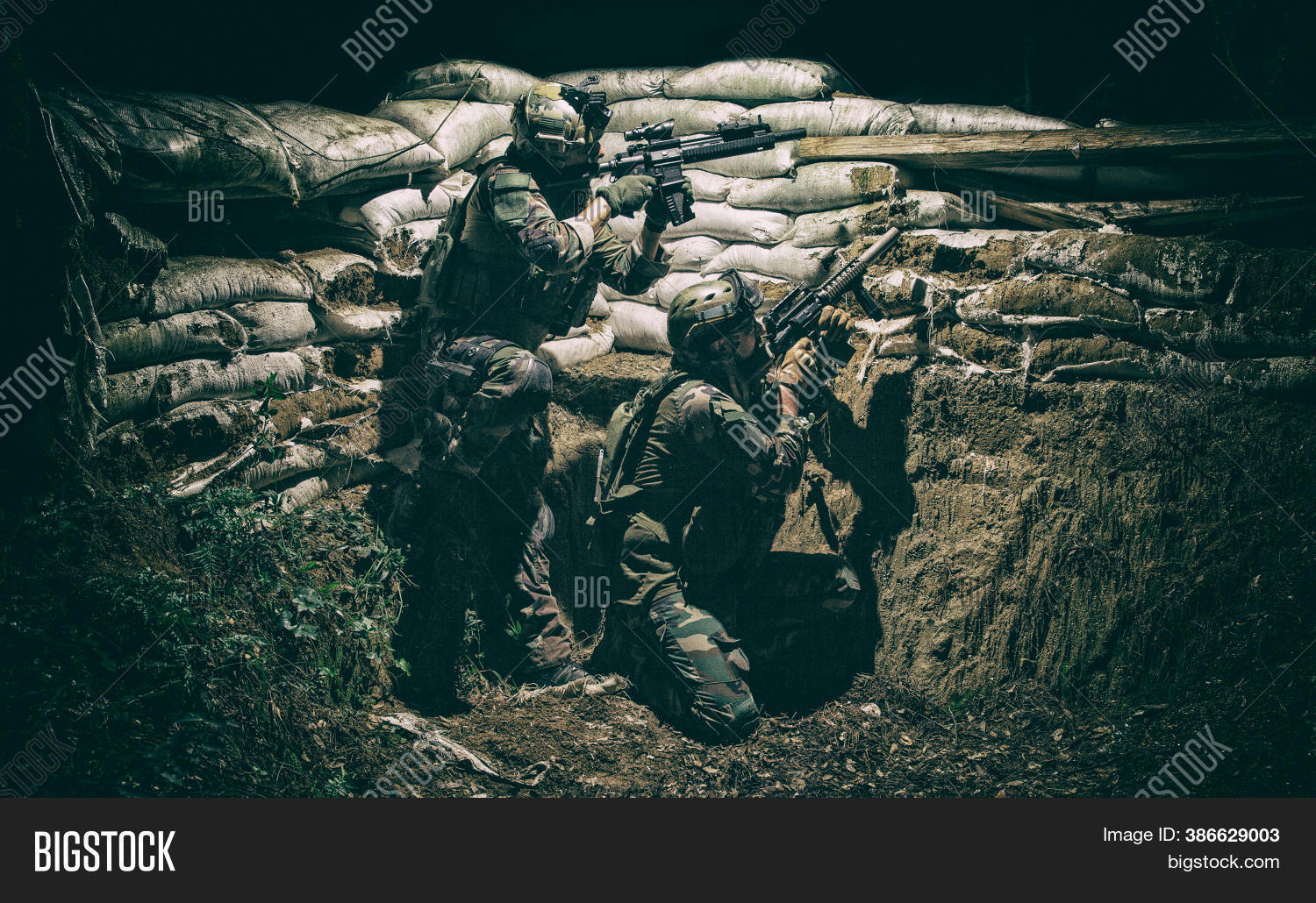 Soldiers Covering Image & Photo (Free Trial) | Bigstock
