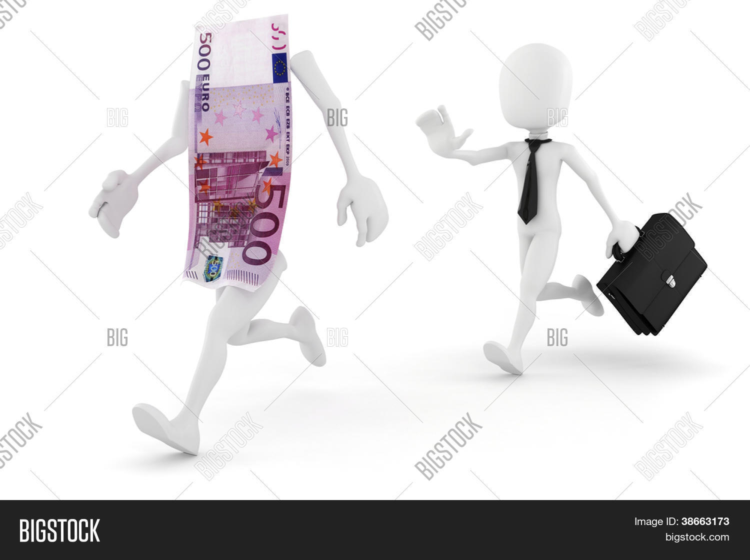 3d Man Running Succes Image & Photo (Free Trial) | Bigstock