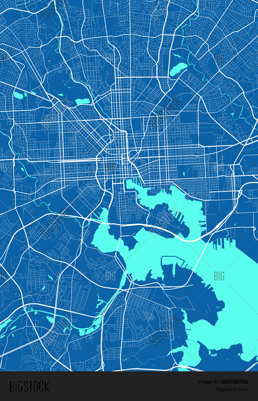 Vector Map Baltimore Vector & Photo (Free Trial) | Bigstock