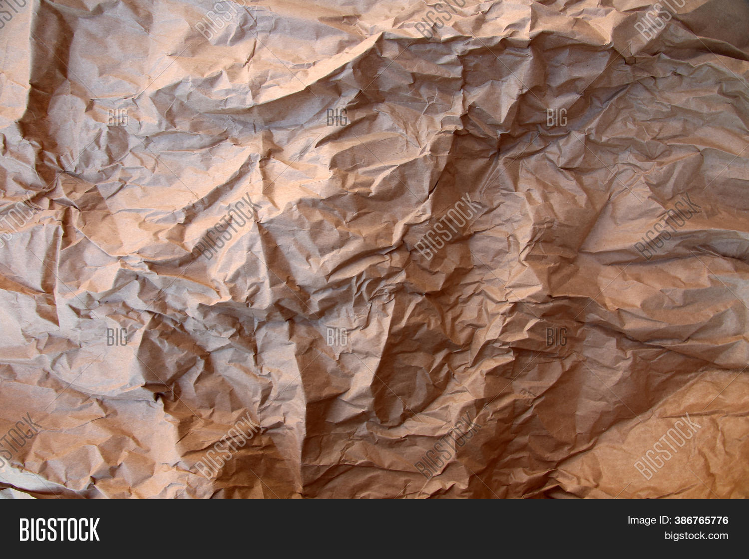 Wrinkled Brown Paper. Image & Photo (Free Trial) | Bigstock