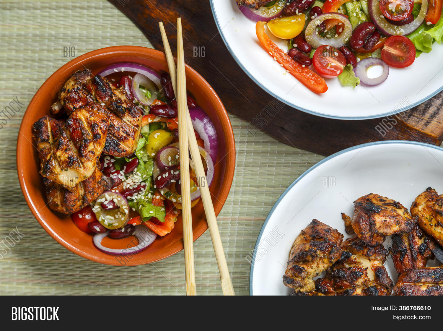 Plates Pan-asian Image & Photo (Free Trial) | Bigstock