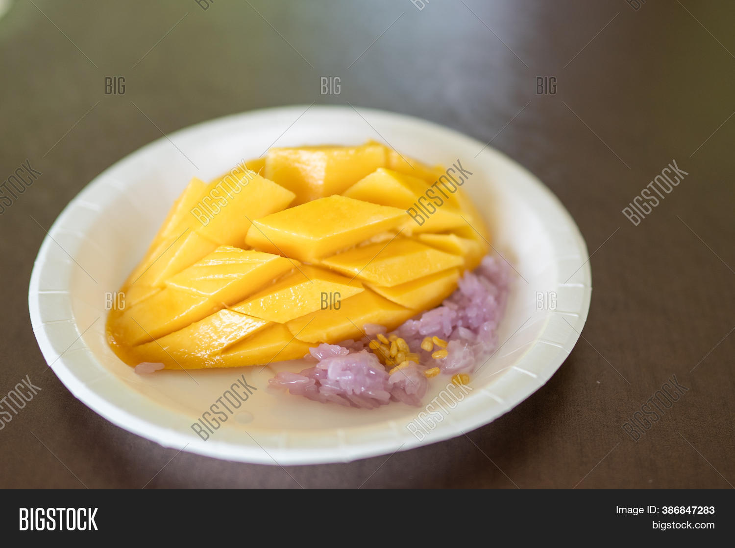 Ripe Mango Sticky Rice Image & Photo (Free Trial) | Bigstock